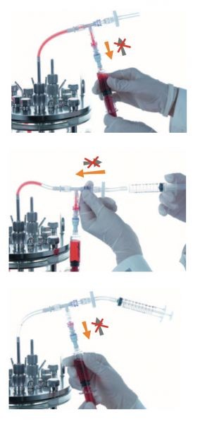 Устройство Super Safe Sampler для ассептического отбора проб из ...
