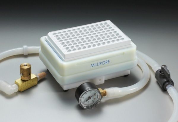 Вакуумный блок для твердофазной экстракции MultiScreen Vacuum Manifold ...